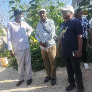 Moses Gitau and Msme customers during a visit to a farmer in Israel tour - MSME - Co-operative Bank